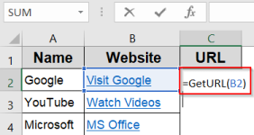 How to Extract URL from Hyperlink in Excel (3 Simple Ways) - Excel Insider