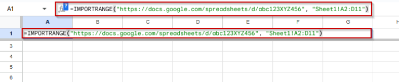 IMPORTRANGE Function to Pull Data from Another Spreadsheet - Excel Insider