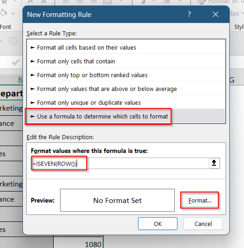 How to Alternate Row Colors in Excel Without Table - Excel Insider