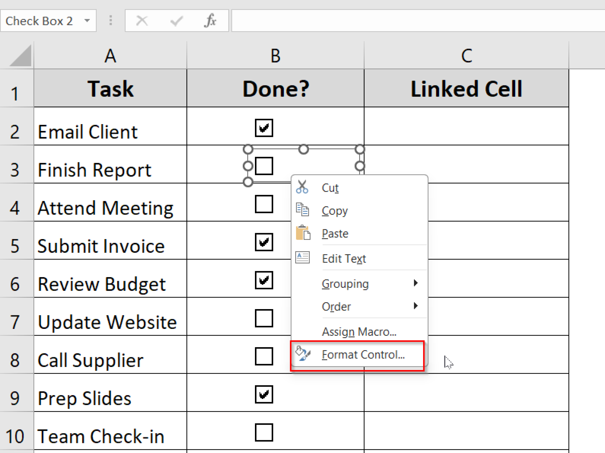 How to Count Checkboxes in Excel (3 Simple & Easy Tricks) - Excel Insider