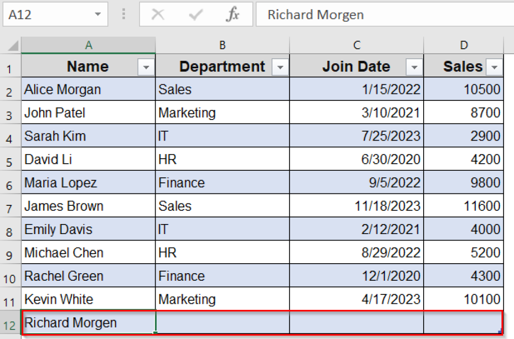 How To Create A Database In Excel That Updates Automatically Excel Insider