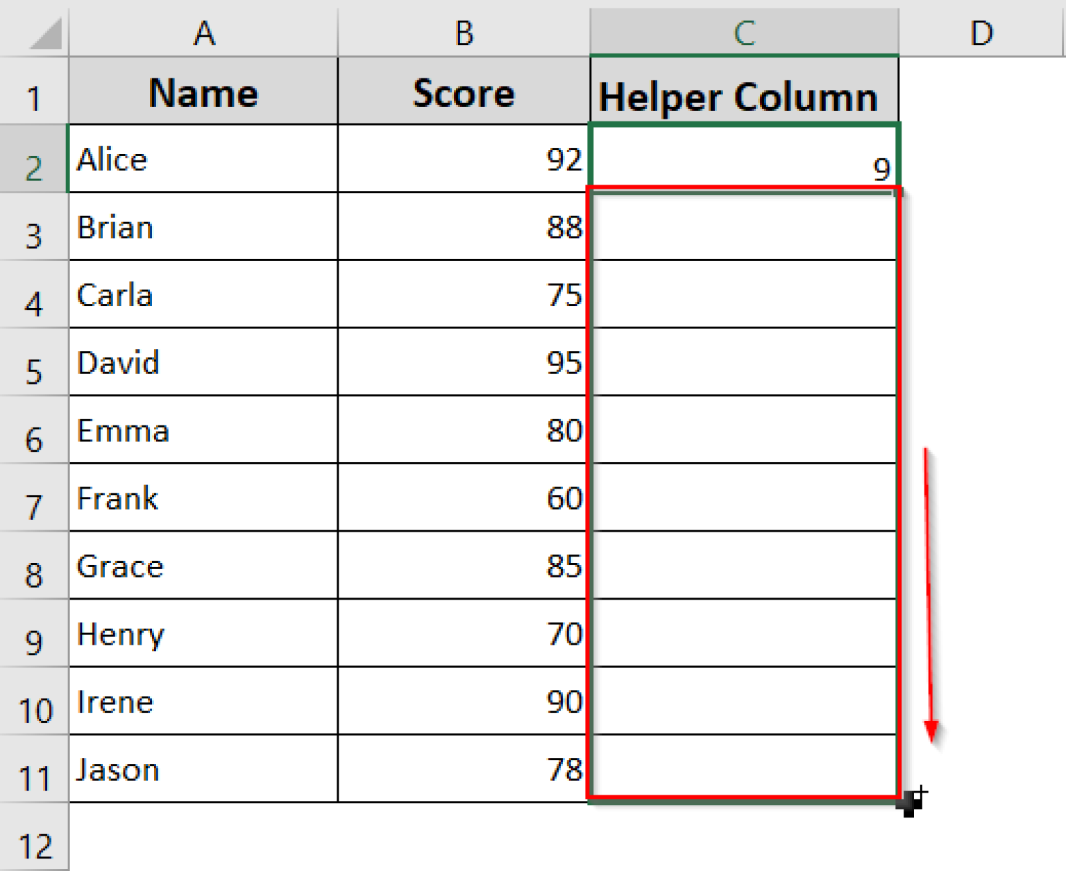 How to Flip Data Vertically in Excel (4 Quick Tricks) - Excel Insider