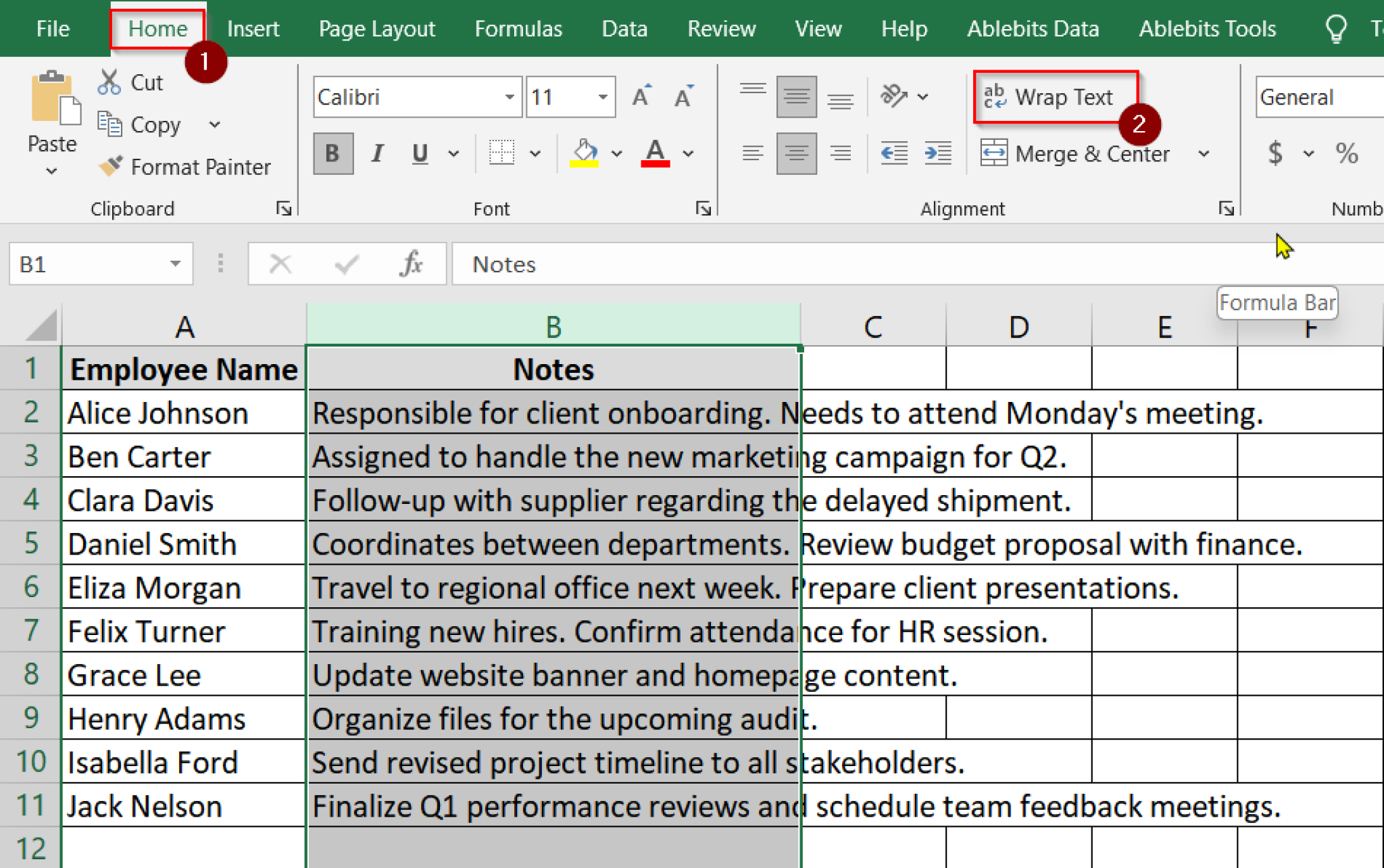 How to Make Excel Go to Next Line Automatically - Excel Insider
