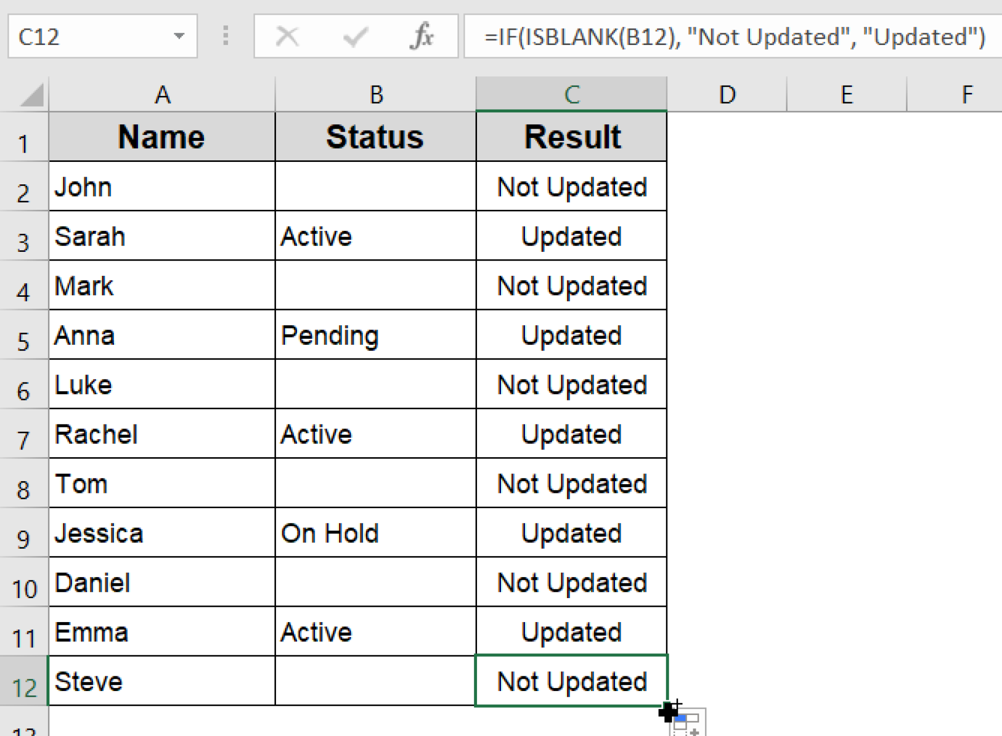 How to Return a Value If a Cell Is Blank in Excel (6 Cases) - Excel Insider