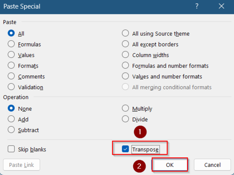 How To Convert Multiple Rows To Columns In Excel 4 Methods Excel