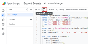 How to Export Google Calendar to Google Sheets - Excel Insider