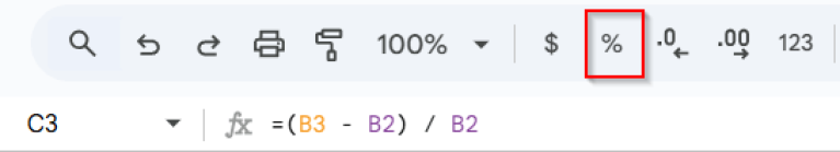 How to Apply Percentage Increase Formula in Google Sheets - Excel Insider