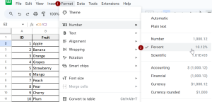 How to Add Percentage in Google Sheets (with Different Criteria ...
