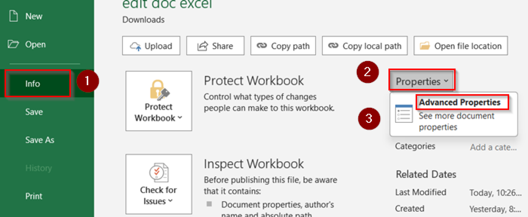 How to Edit Document Properties in Excel (4 Easy Ways) - Excel Insider