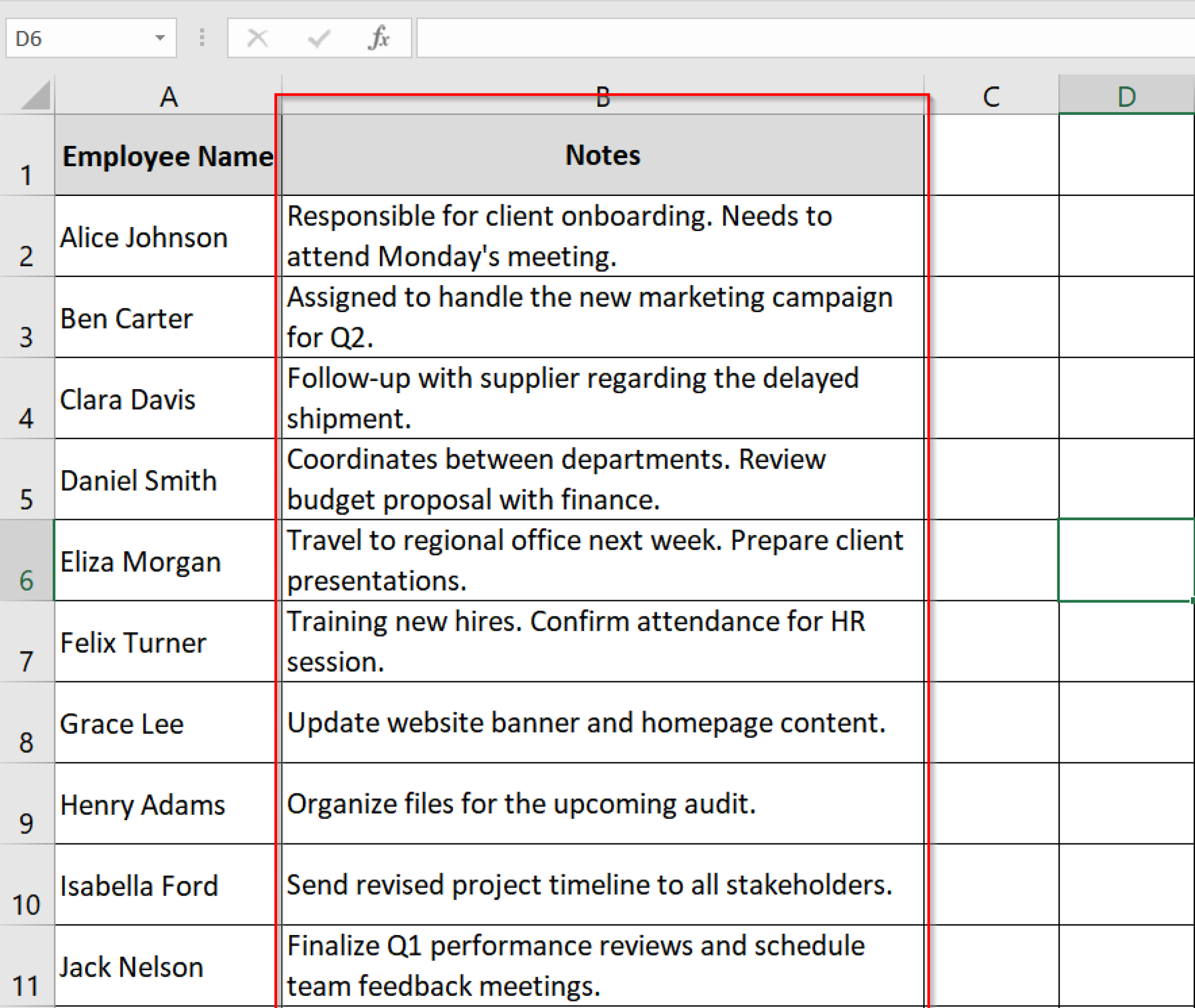 How to Make Excel Go to Next Line Automatically - Excel Insider