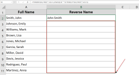 How to Reverse Names in Excel (3 Quick Methods) - Excel Insider