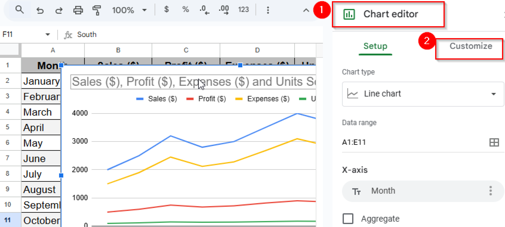 How to Add Data Labels in Google Sheets (with Easy Steps) - Excel Insider