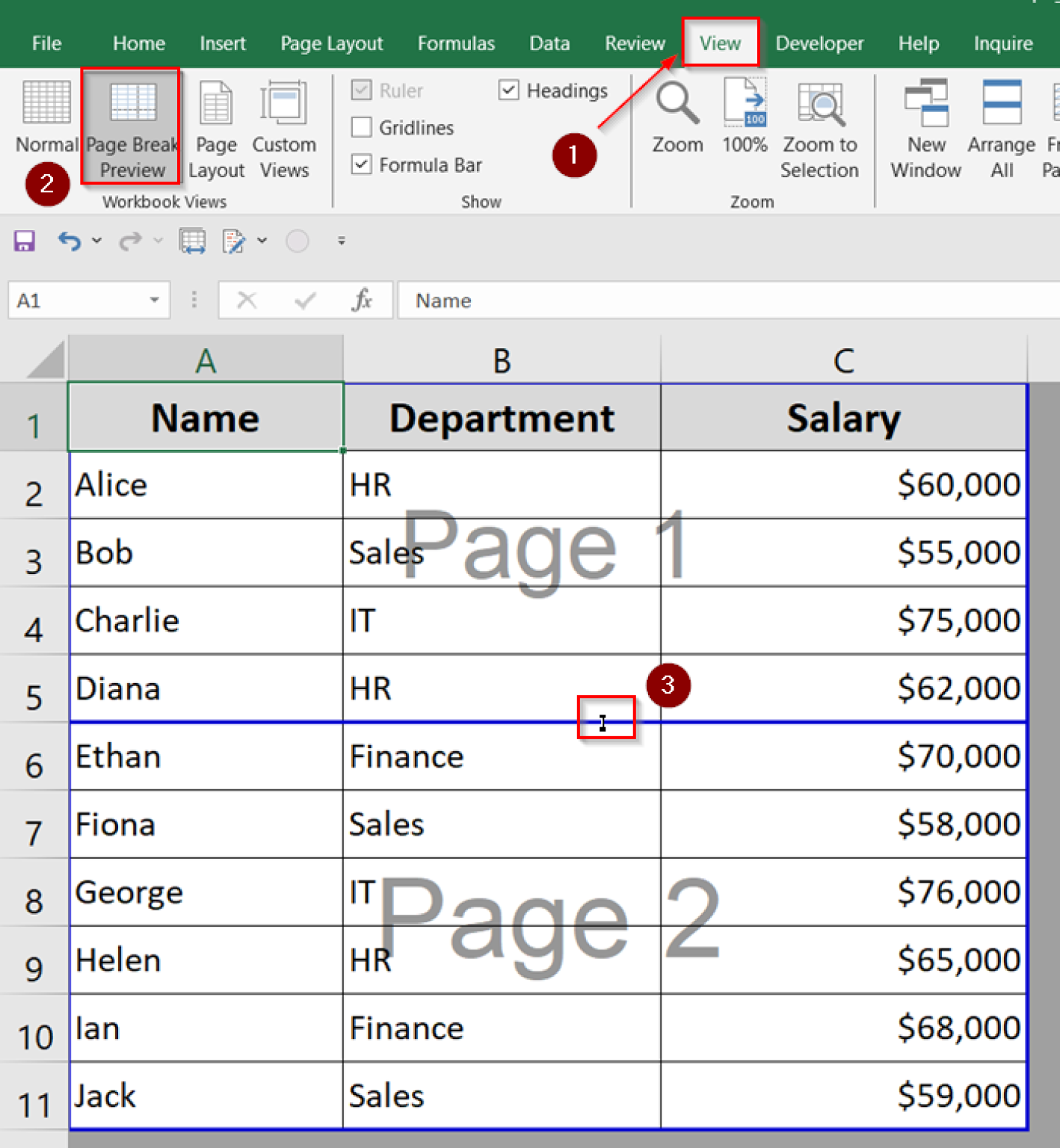 How to Keep Header in Excel When Printing (2 Quick Methods) - Excel Insider