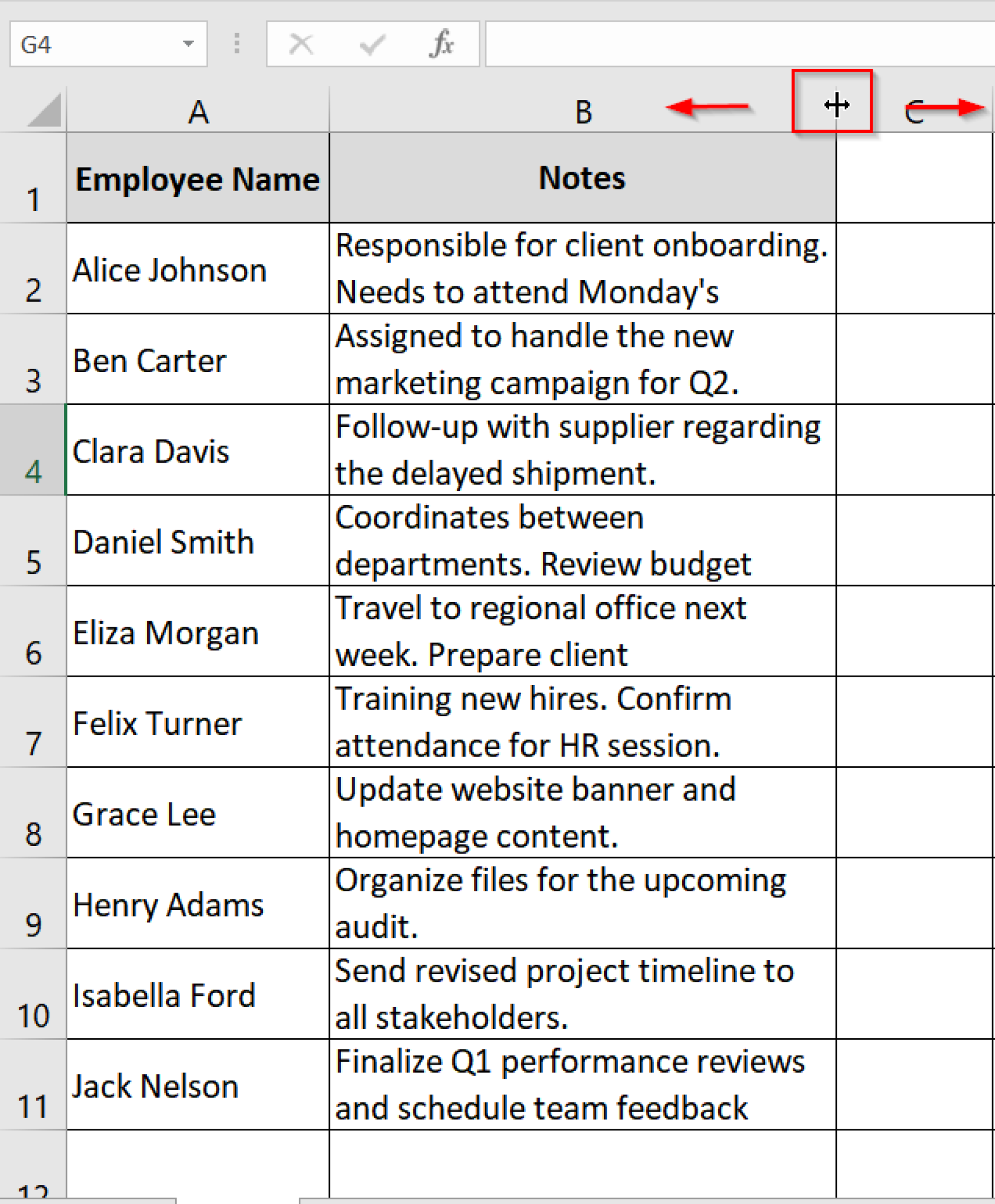 How to Make Excel Go to Next Line Automatically - Excel Insider