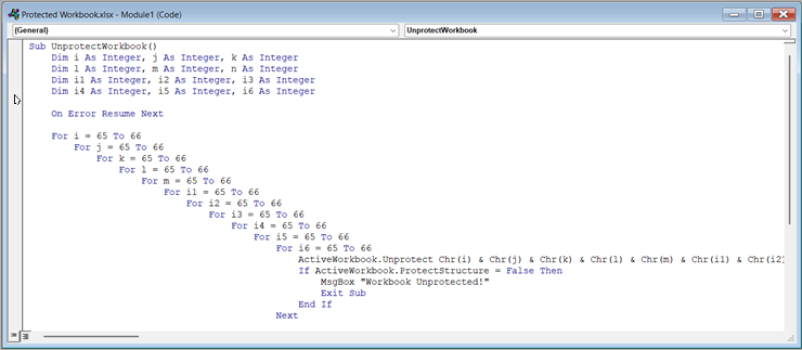 How To Unprotect Excel Workbook Without Password Excel Insider