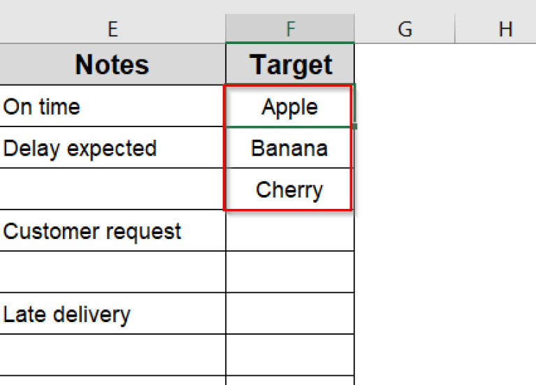 Conditional Formatting Based On Another Cell With Multiple Values