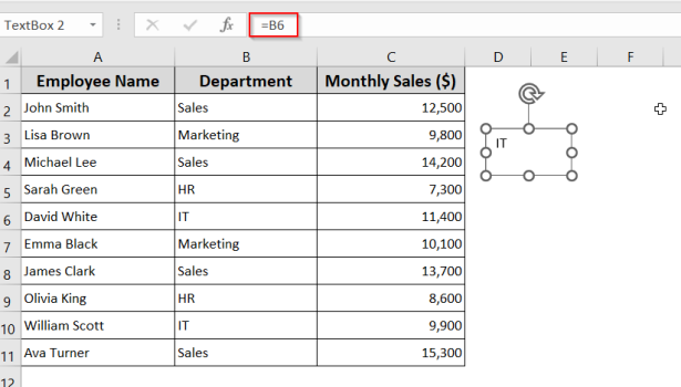 How To Link Text Box To Cell In Excel 2 Easy Methods Excel Insider