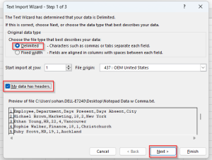 How to Convert Notepad to Excel with Columns - Excel Insider