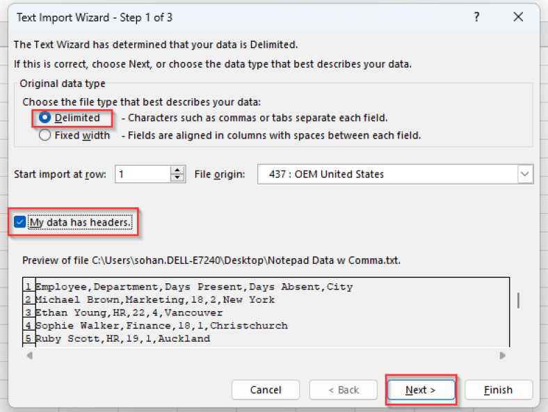 How to Convert Notepad to Excel with Columns - Excel Insider