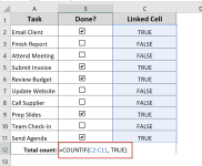 How to Count Checkboxes in Excel (3 Simple & Easy Tricks) - Excel Insider
