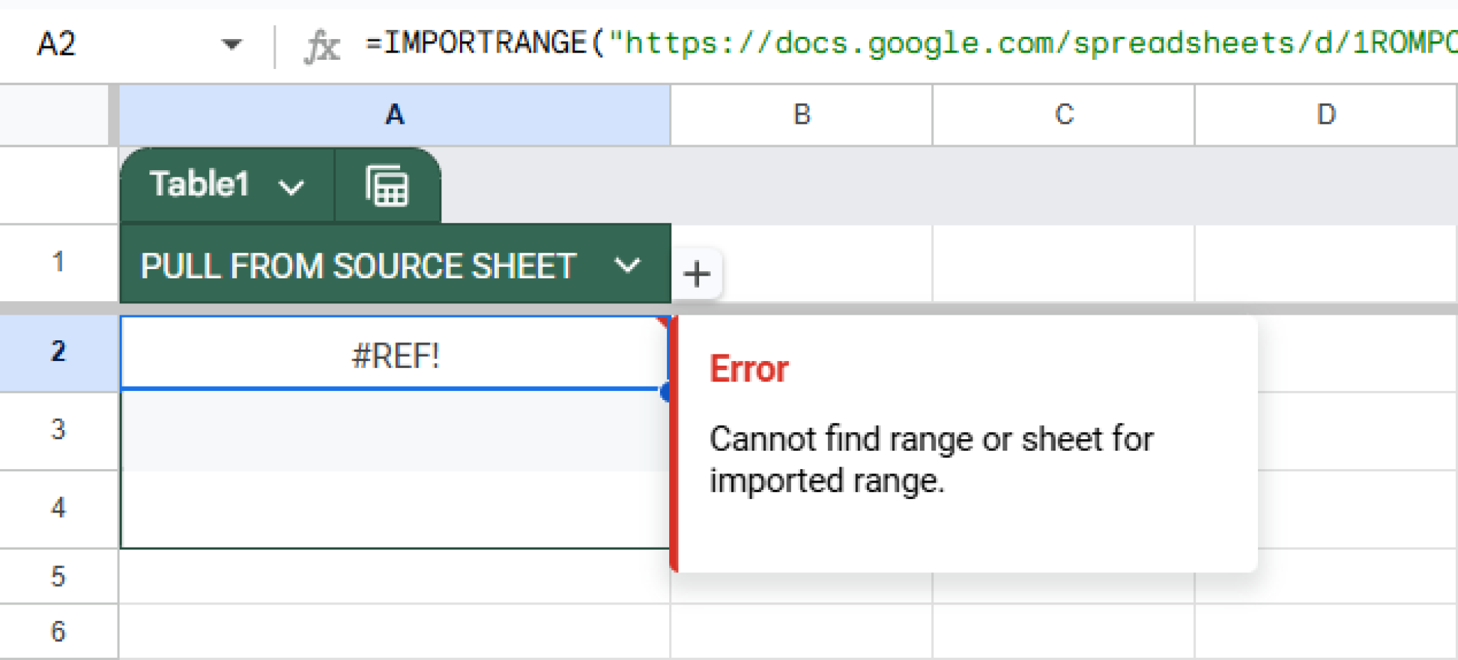 Fixed Cannot Find Range Or Sheet For Imported Range Excel Insider