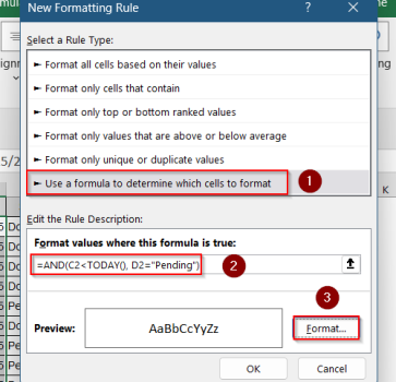 Conditional Formatting to Highlight Overdue Dates in Excel - Excel Insider