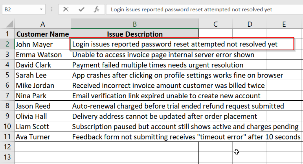 How to Make Excel Go to Next Line Automatically - Excel Insider