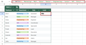 Update Cell Values Based on Drop-Down Selection in Google Sheets ...