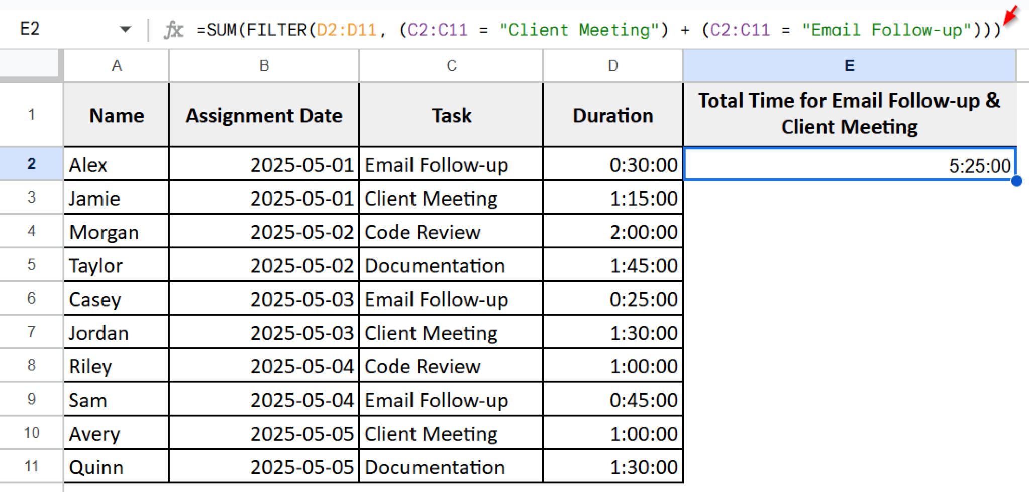 How to Add or Sum Time in Google Sheets (3 Simple Tricks) - Excel Insider