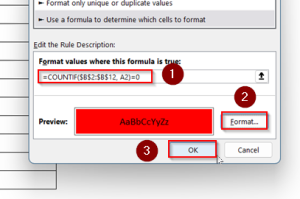 Excel Conditional Formatting to Compare Two Columns - Excel Insider