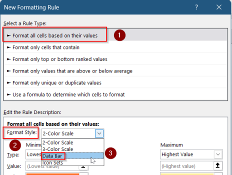 How to Add Data Bars in Excel (with Customizations) - Excel Insider