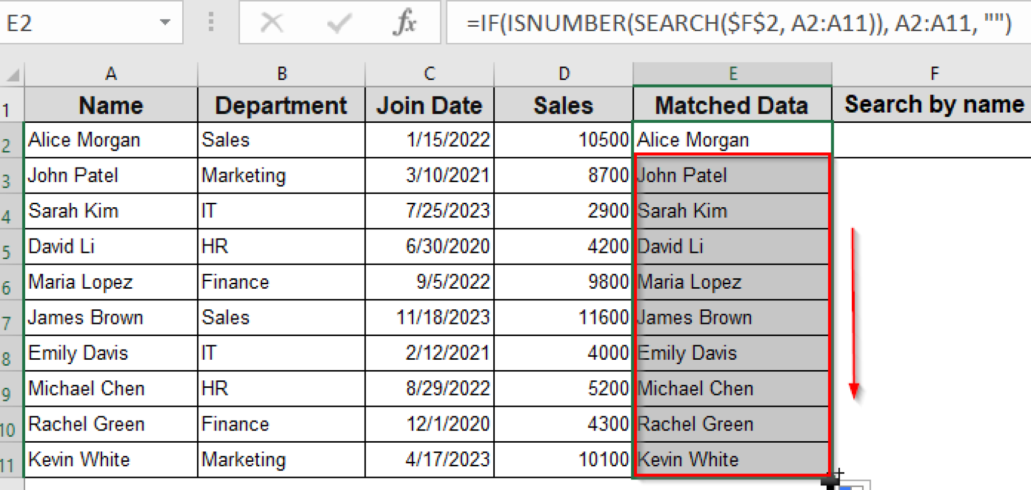 How to Create a Searchable Database in Excel (4 Easy Ways) - Excel Insider