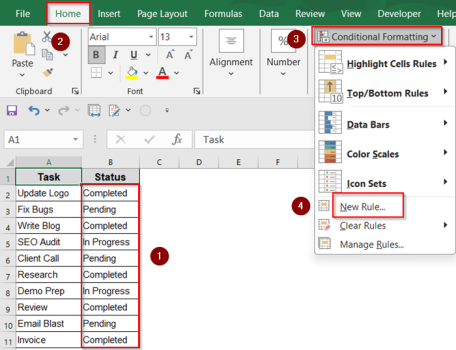 How to Highlight Cells in Excel Based on Text (5 Simple Tricks) - Excel ...