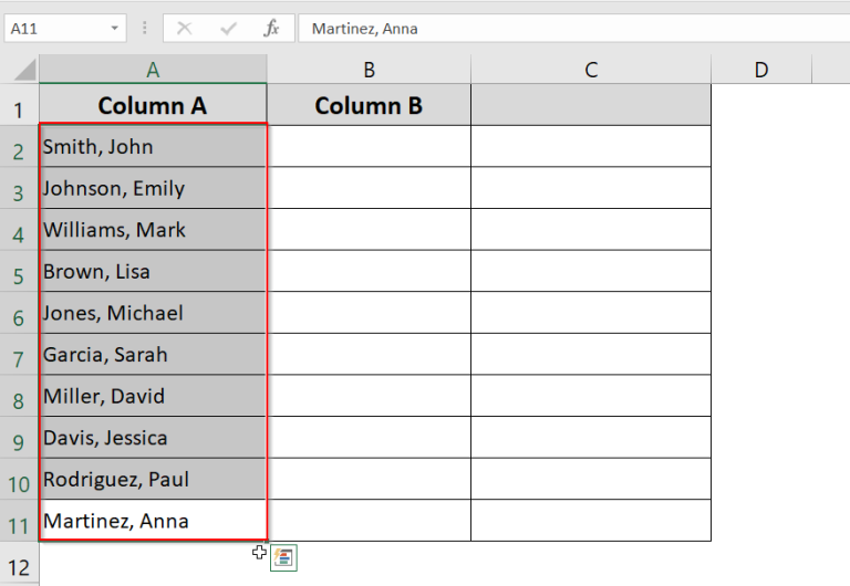 How to Reverse Names in Excel (3 Quick Methods) - Excel Insider