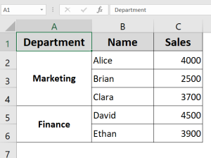 How to Sort Merged Cells in Excel (3 Suitable Methods) - Excel Insider