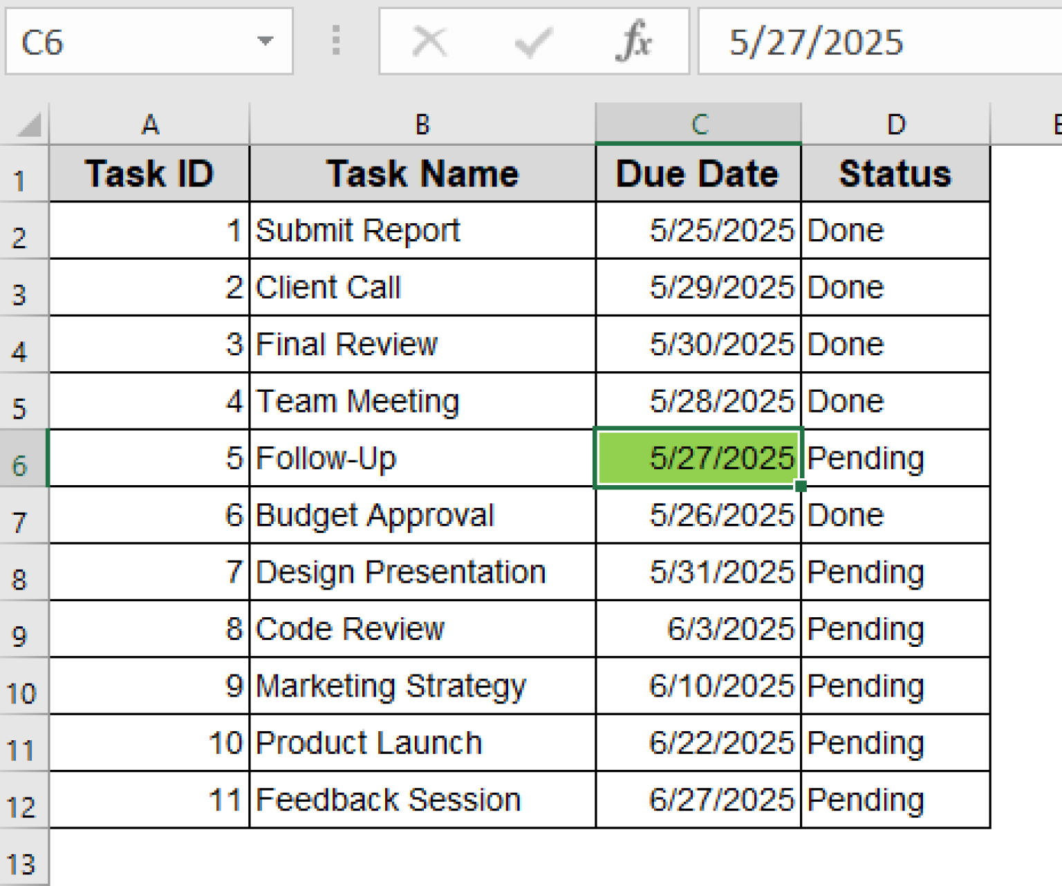 Conditional Formatting to Highlight Overdue Dates in Excel - Excel Insider