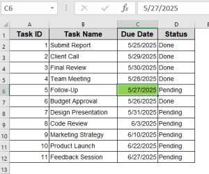 Conditional Formatting to Highlight Overdue Dates in Excel - Excel Insider