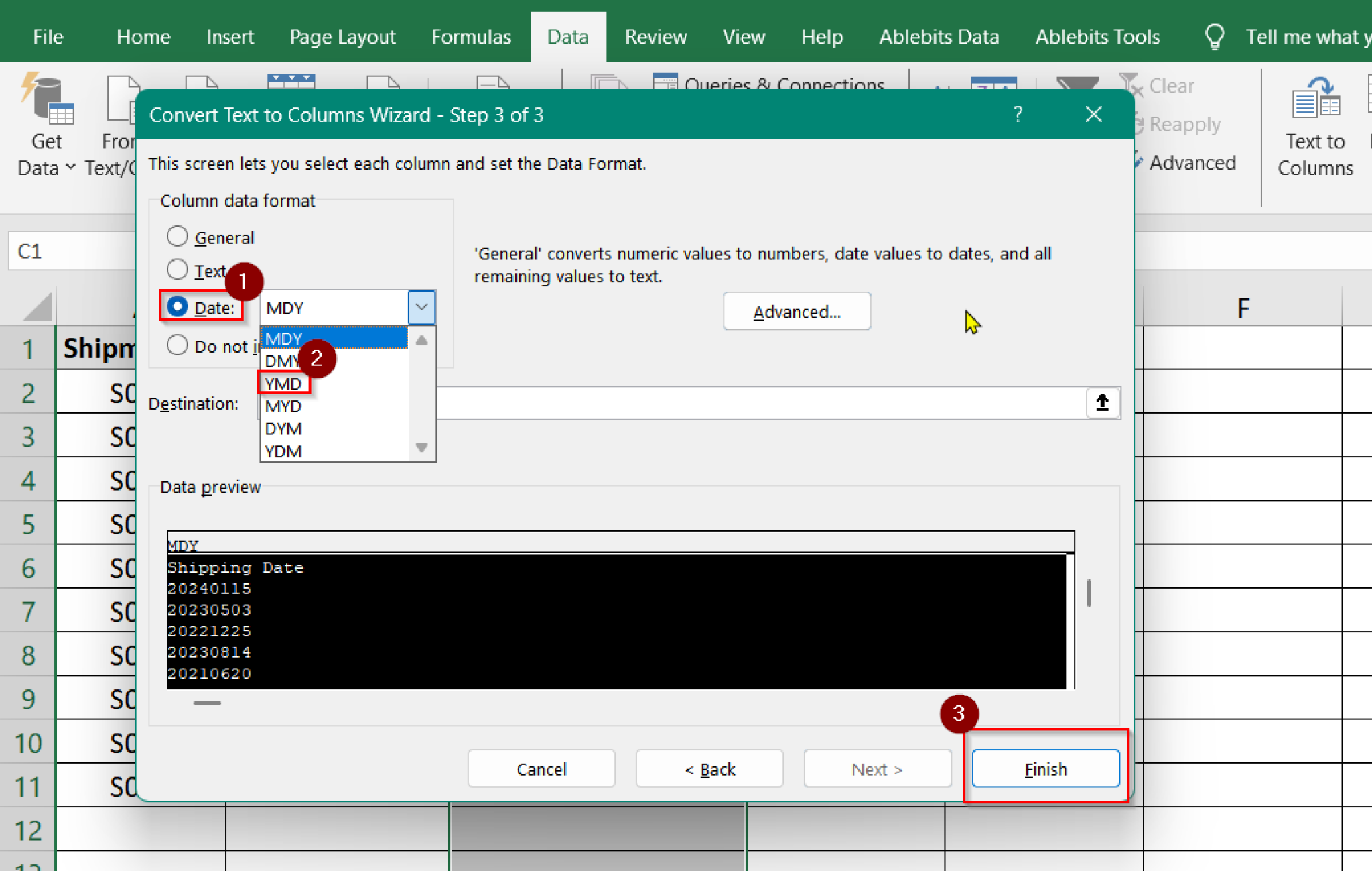 How to Convert Number to Date YYYYMMDD in Excel - Excel Insider