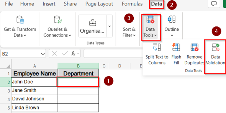 How to Create a Drop-Down List from Another Sheet in Excel - Excel Insider