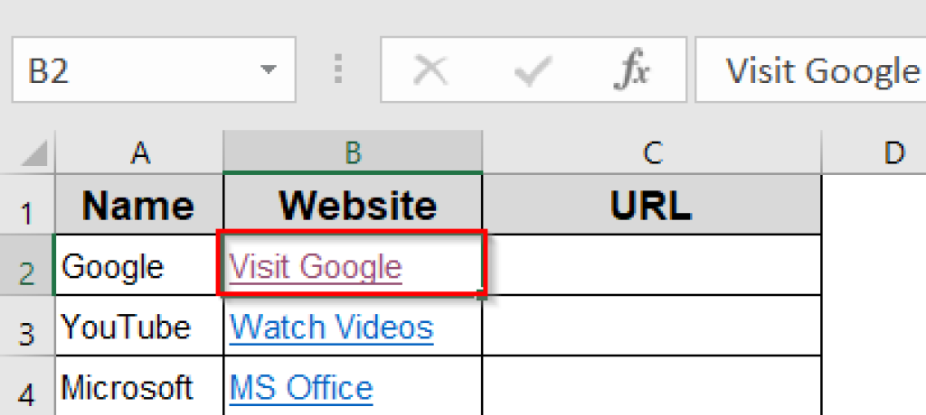 How to Extract URL from Hyperlink in Excel (3 Simple Ways) - Excel Insider