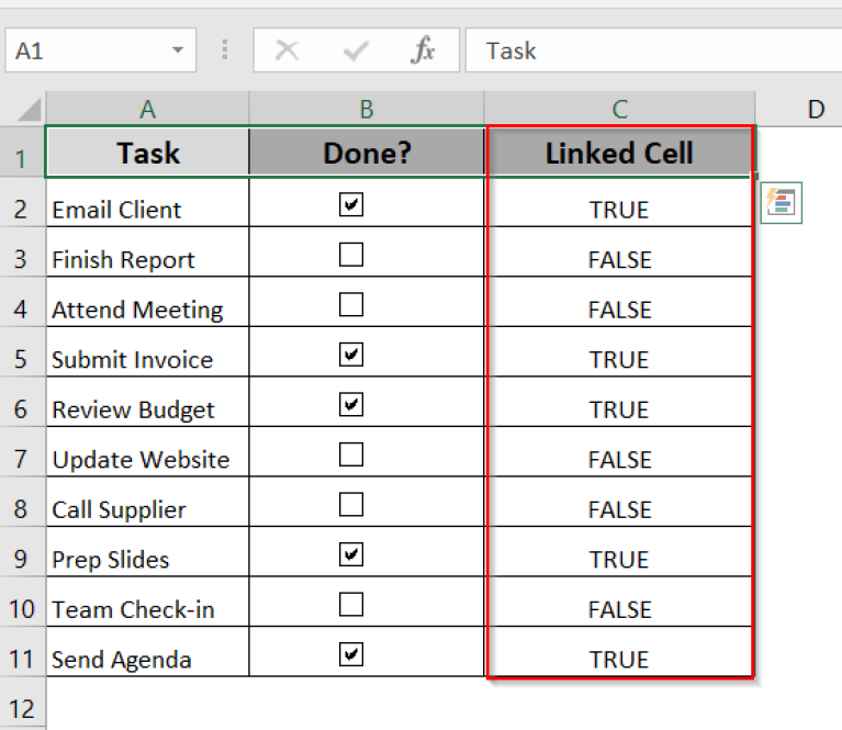 How to Count Checkboxes in Excel (3 Simple & Easy Tricks) - Excel Insider