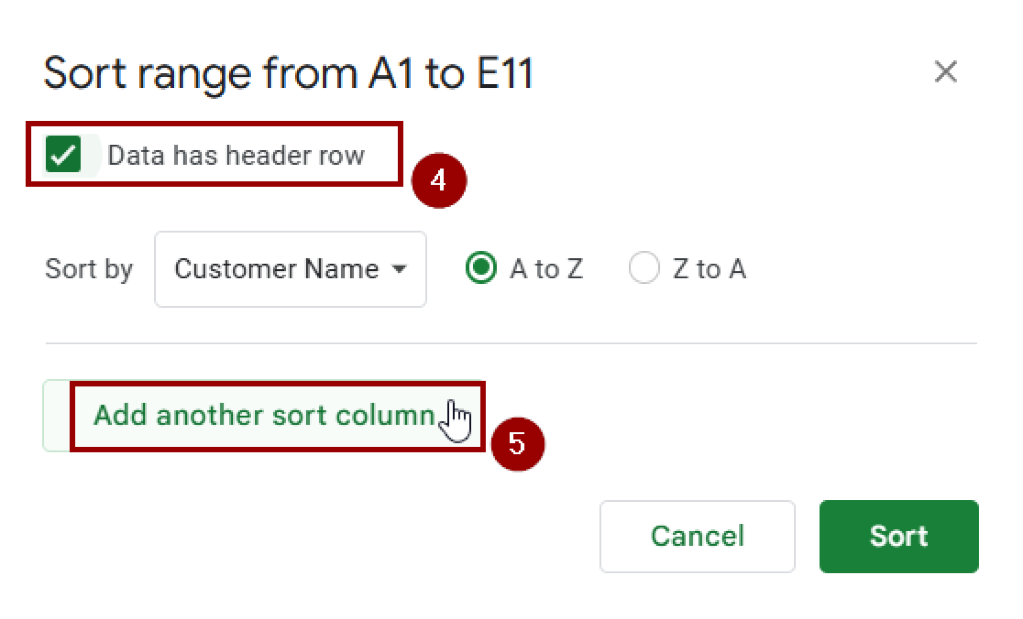 How to Sort Columns in Google Sheets without Mixing Data - Excel Insider