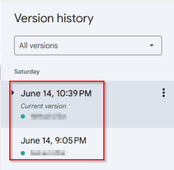 How to Work with Version History in Google Sheets - Excel Insider
