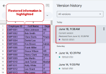 How to Work with Version History in Google Sheets - Excel Insider