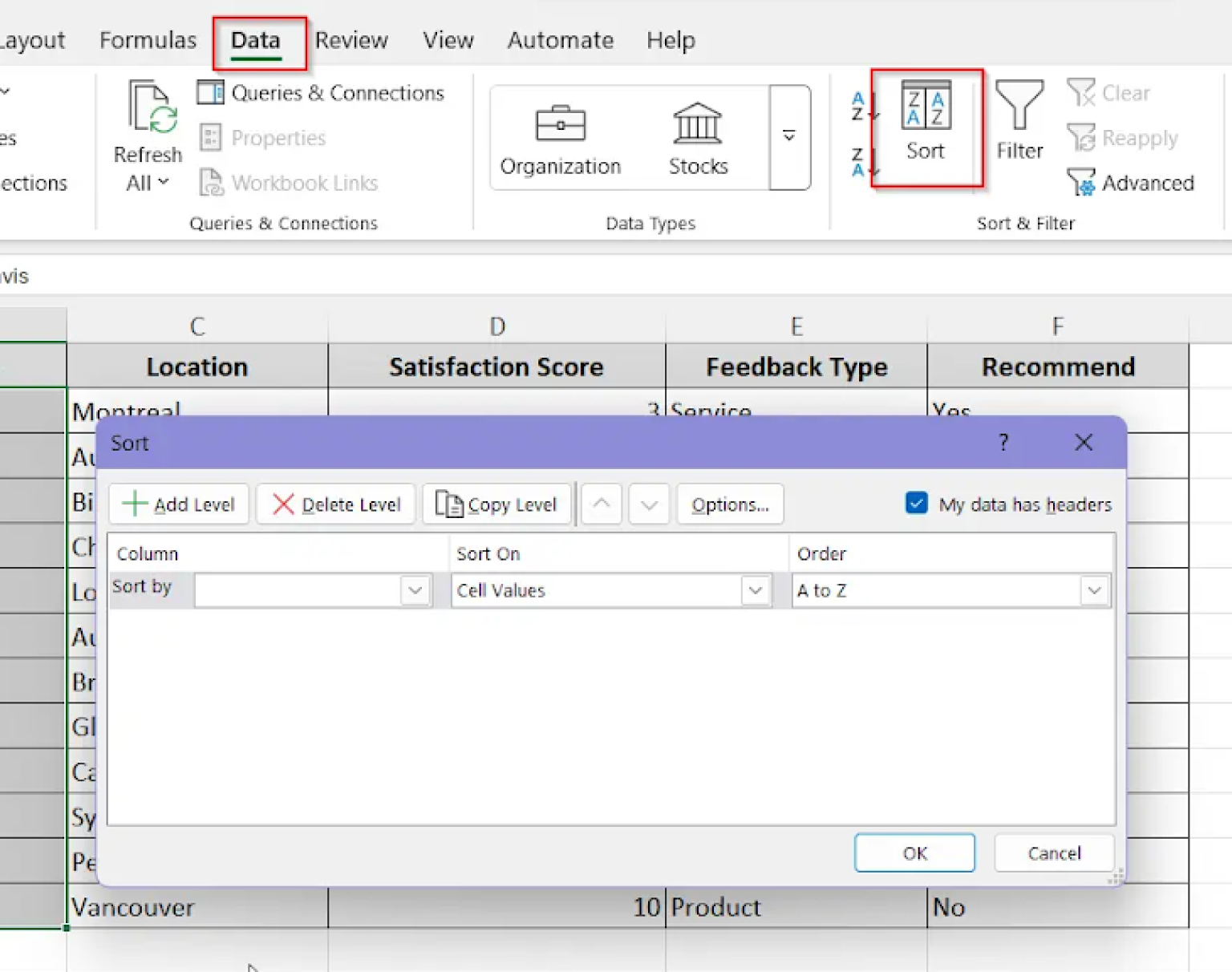 How to Sort by Last Name in Excel (4 Quick Approaches) - Excel Insider