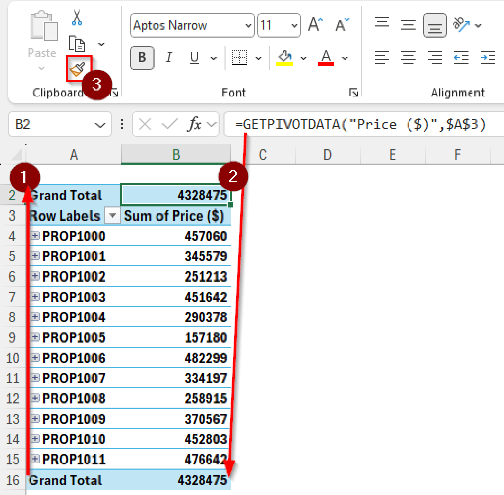 How To Show Grand Total At Top In Excel Pivot Table Excel Insider