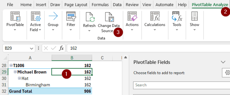 How to Change Pivot Table Data Source in Excel - Excel Insider