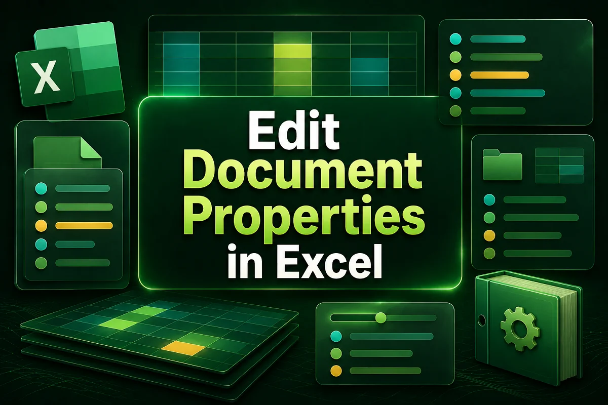 How to Edit Document Properties in Excel (4 Easy Ways) - Excel Insider
