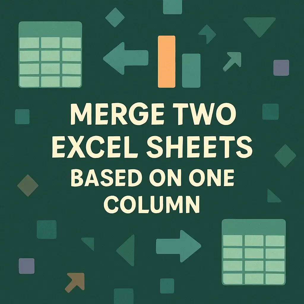 How To Merge Two Excel Sheets Based On One Column Excel Insider