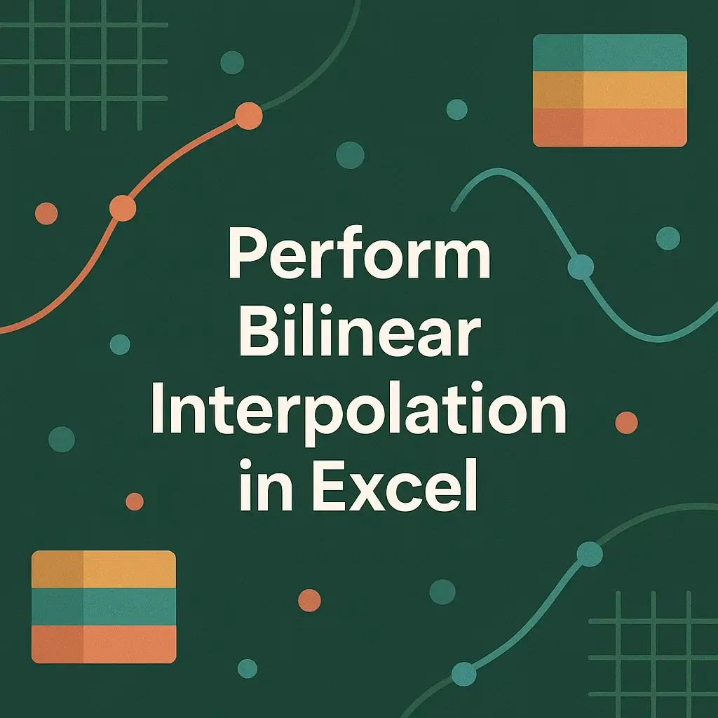 How to Perform Bilinear Interpolation in Excel (Step by Step Guide) - Excel Insider